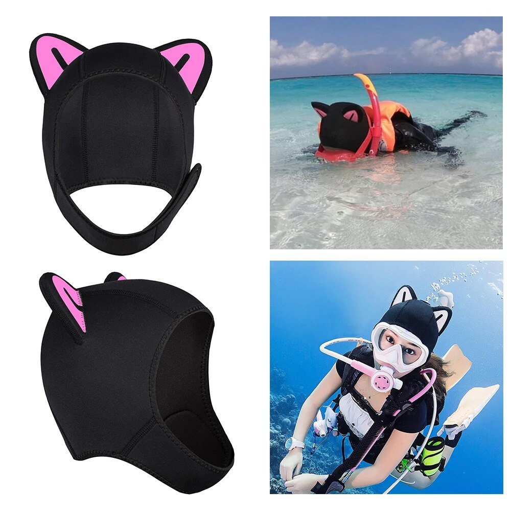 Diving hood Women: Cat – Diving Specials Shop