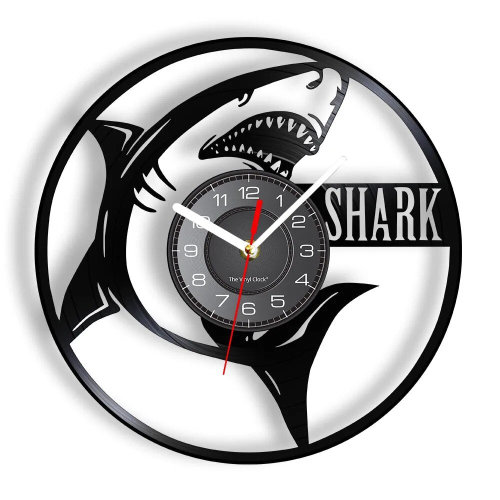 Wall Clock: Shark – Diving Specials Shop