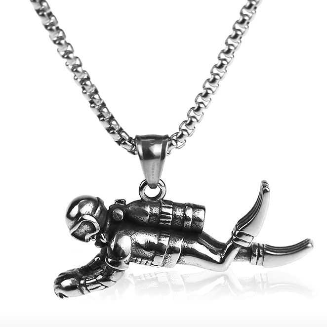 Necklace & Pendant: scuba diver – Diving Specials Shop