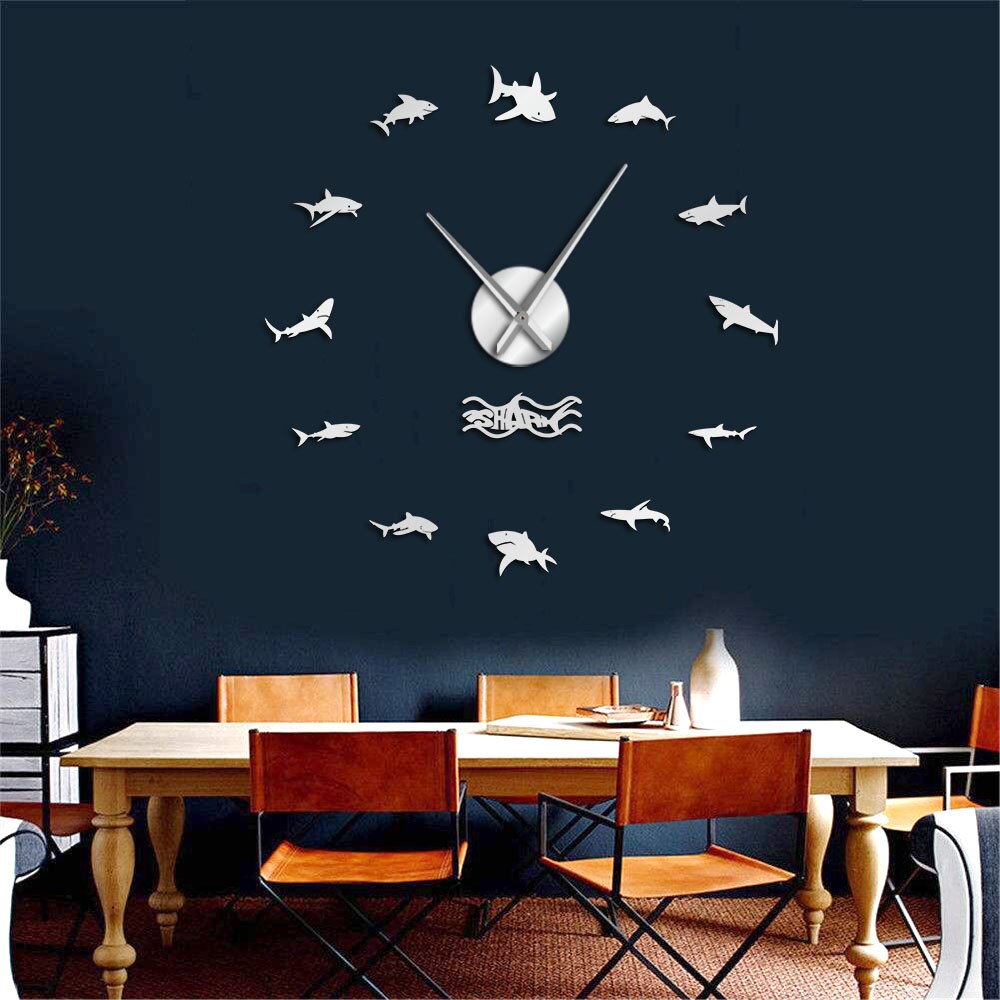 Giant Wall Clock: Ocean Sharks – Diving Specials Shop